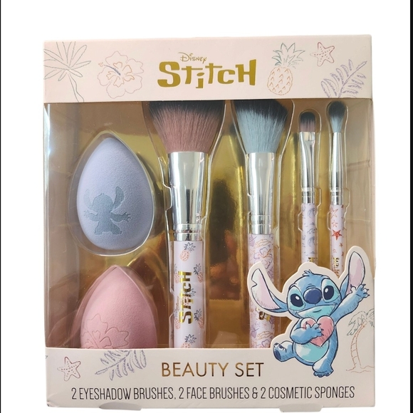 Disney | Makeup | Disney Stitch Beauty Set With Pink And Blue Accents ...